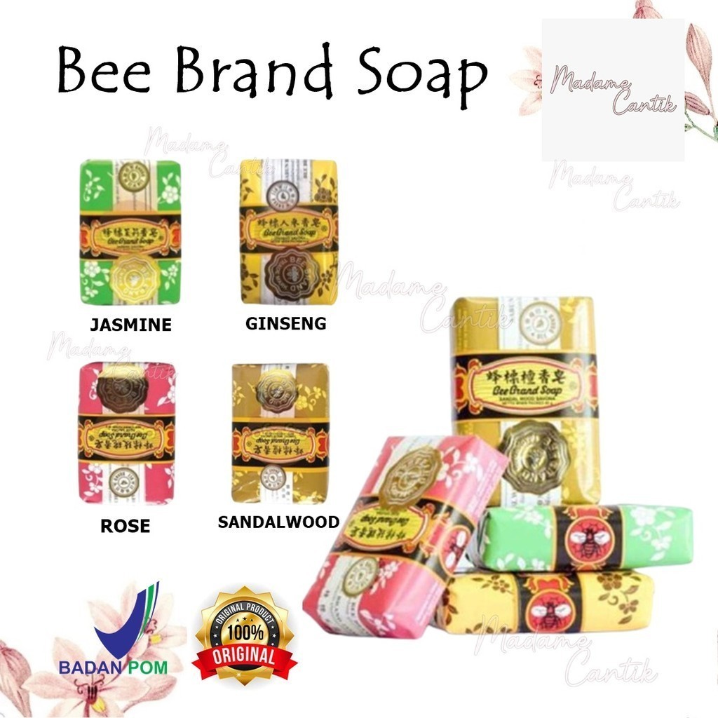 Jual MADAME BEE BRAND SOAP 80 GR SABUN TAWON BPOM - SABUN MANDI TAWON ...