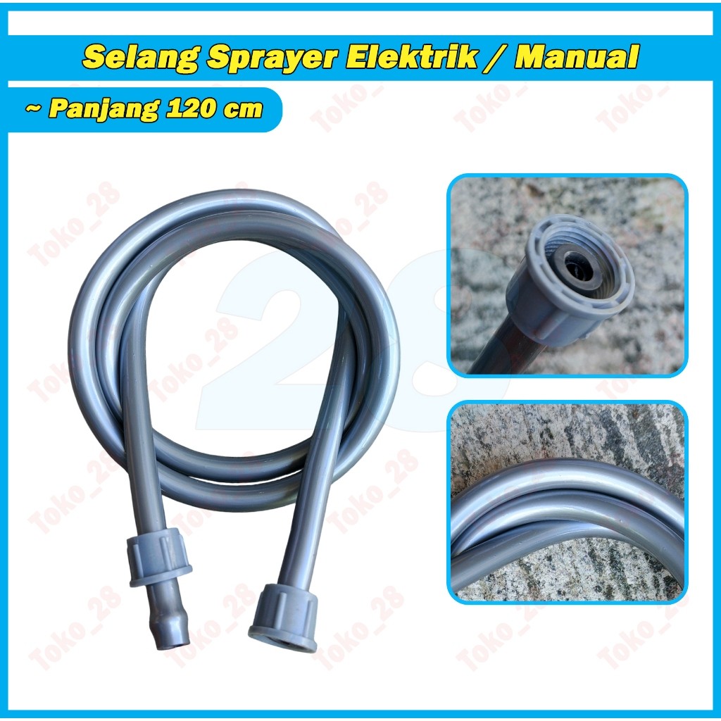 Jual Selang Sprayer Panjang 120 Cm Semprotan Elektrik Manual Semprot ...