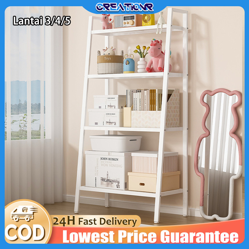 Jual Rak Besi 3/4/5 Tingkat Minimalis/Rak Serbaguna Ruang Tamu/Rak ...