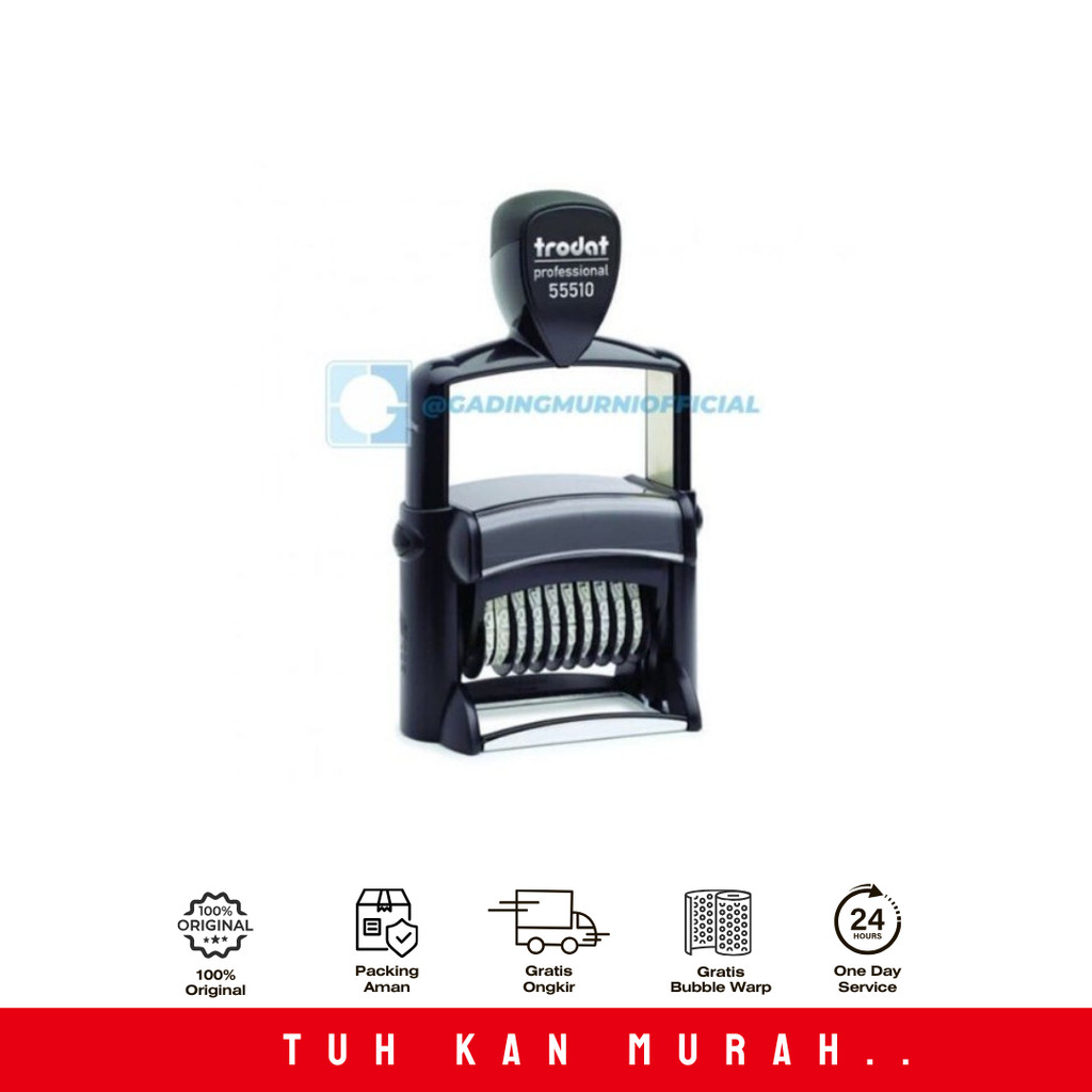 Jual ALAT STAMPEL TRODAT 55510 10 DIGIT | Shopee Indonesia
