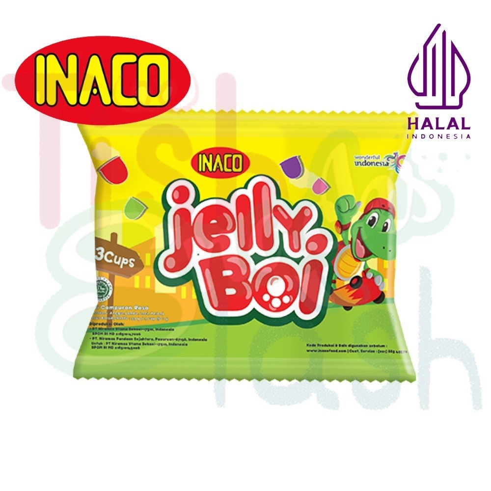 Jual Inaco Jelly Boi 11g - Stroberi Anggur Jambu Leci Melon Halal, Jeli ...