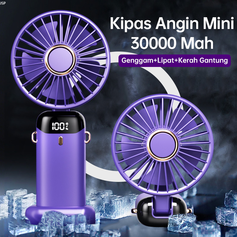 Jual [SunnyDay] 2025 Kipas Angin Mini Portable Usb 30000 mAh Kipas ...