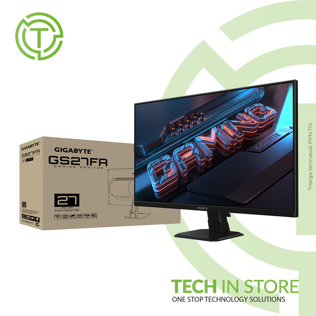 Jual Gigabyte GS27FA Gaming Monitor | Shopee Indonesia