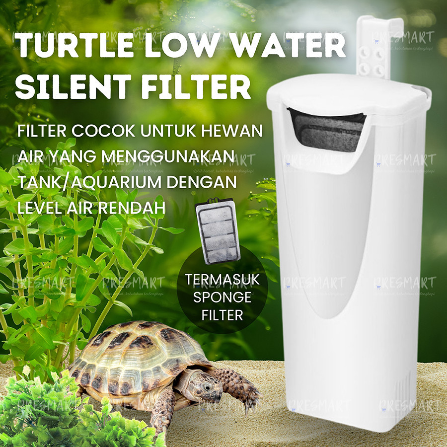 Jual Turtle Filter Pompa Air Low Water Dangkal Akuarium Aquarium Kandang Bak Tempat Tank Kura ...