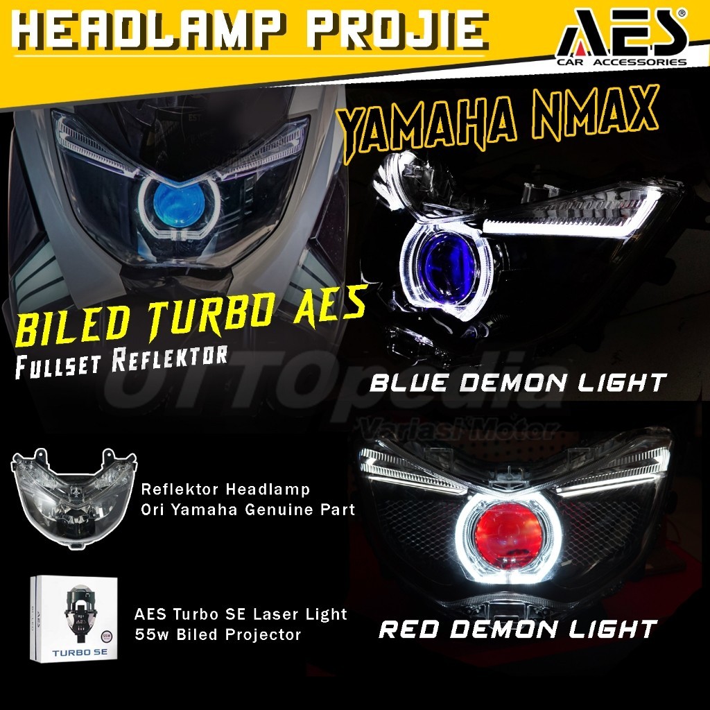 Jual PROMO! Headlamp Projie BiLED AES Ori Lampu Depan Komplit Pnp ...