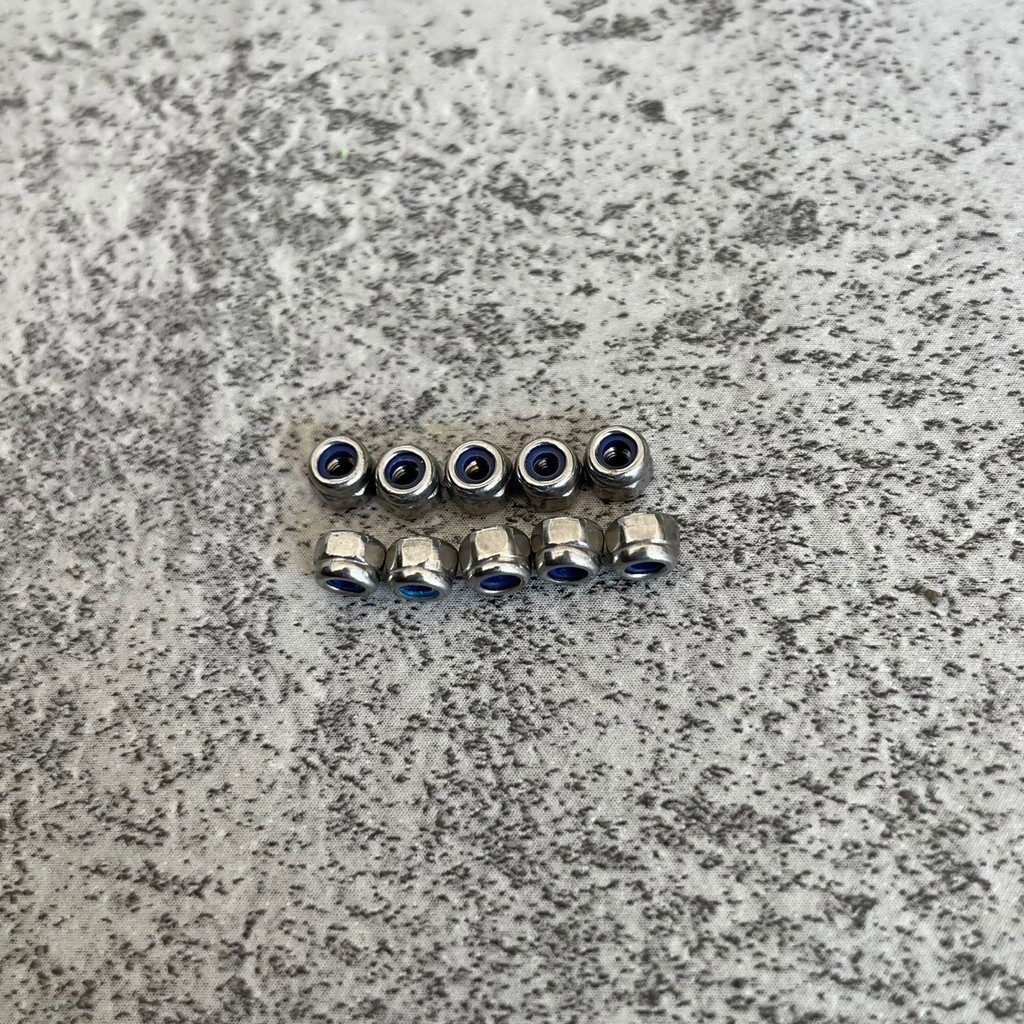 Jual Mur Locknutt Rep Tamiya 2mm Silver Stainless Isi 10 pcs | Shopee ...