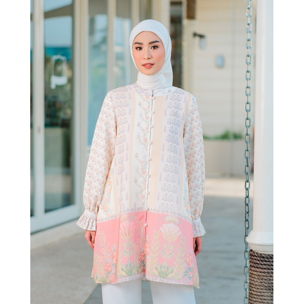 Jual Muda Official Rafaila Tunic - Rose | Shopee Indonesia