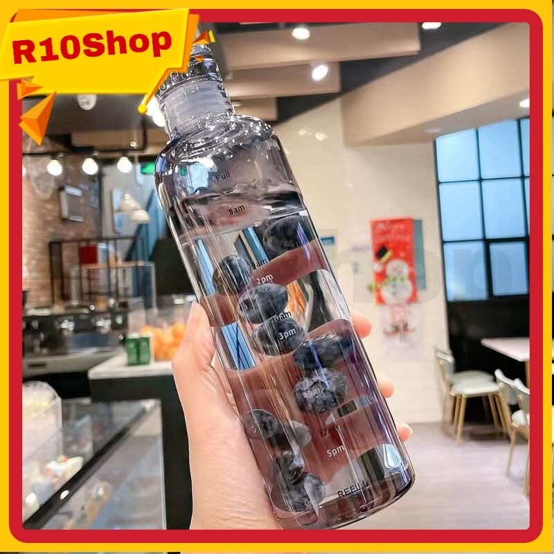 Jual Botol Minum Aesthetic Termos Botol Bening Estetik Water Bottle ...
