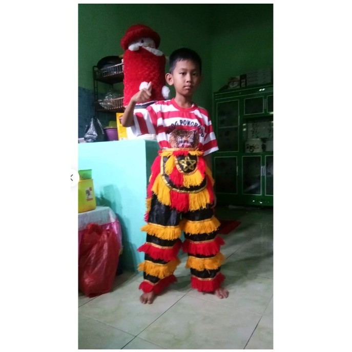 Jual Setelan Barongan Reog Ponorog0 Anak - Celana barong PAUD, TK, SD ...