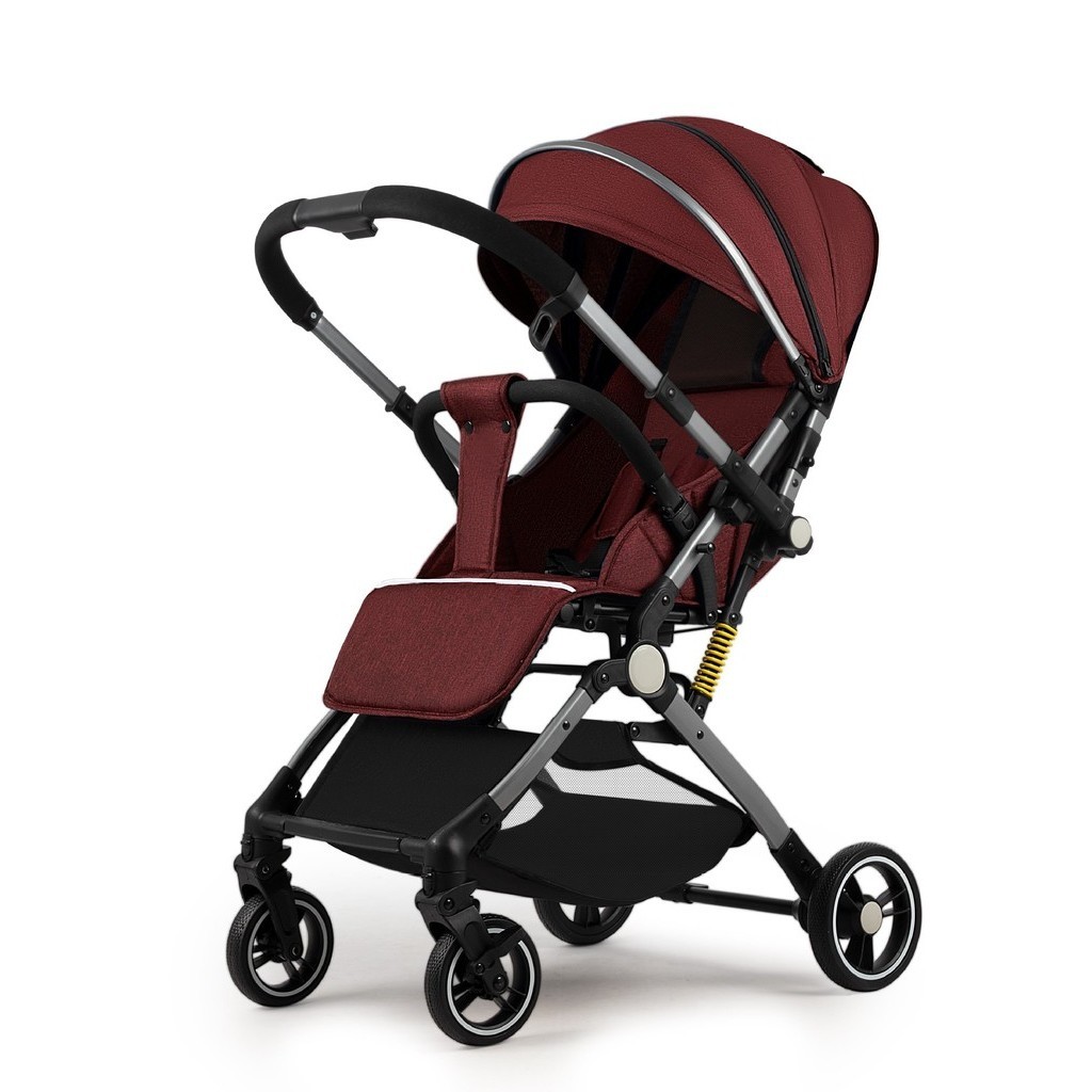 Jual Folding Stroller Lightweight High Landscape Two-way Swivel Seat ...