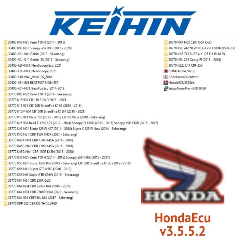 Jual Paket software flashtool hondaecu v3552 honda ecu v 3.5.5.2 & 34 file bin xdf remap std ...