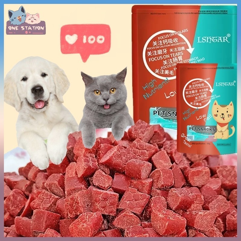 Jual Snack Anjing Pet Reward Sehat Doggy Beef Cube Premium Makanan ...