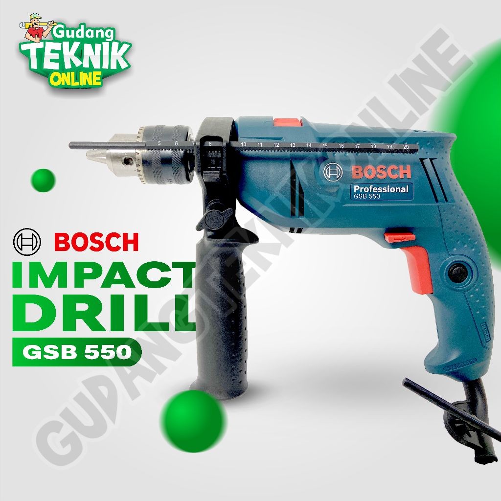 Jual Bosch GSB 550 GSB600 / Mesin Bor Tangan Bosch GSB-550 - Impact ...
