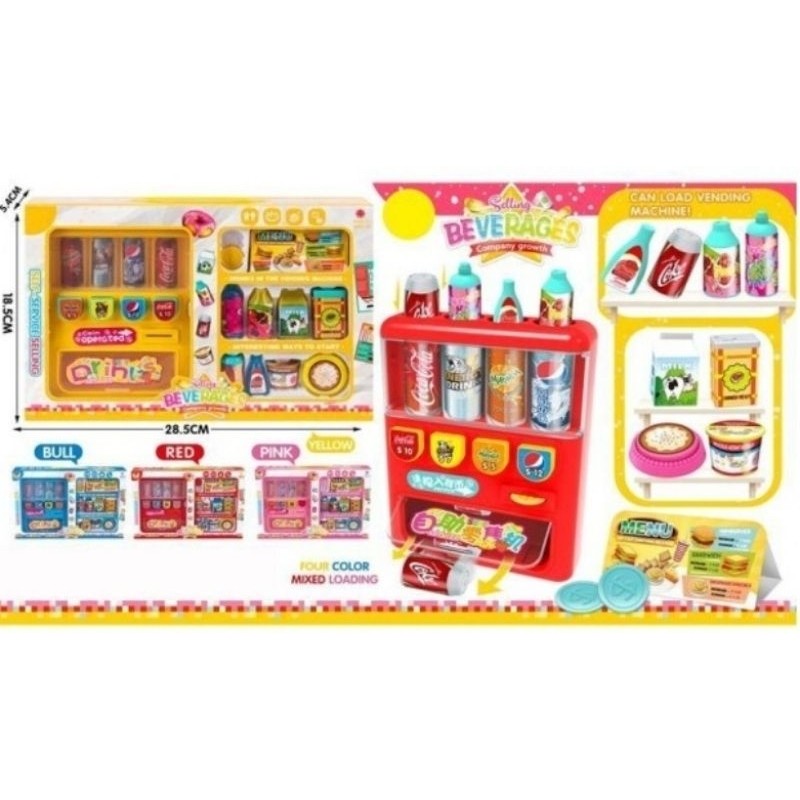 Jual VENDING MACHINE / MAINAN ANAK MESIN PENJUAL MINUMAN ROTI | Shopee ...