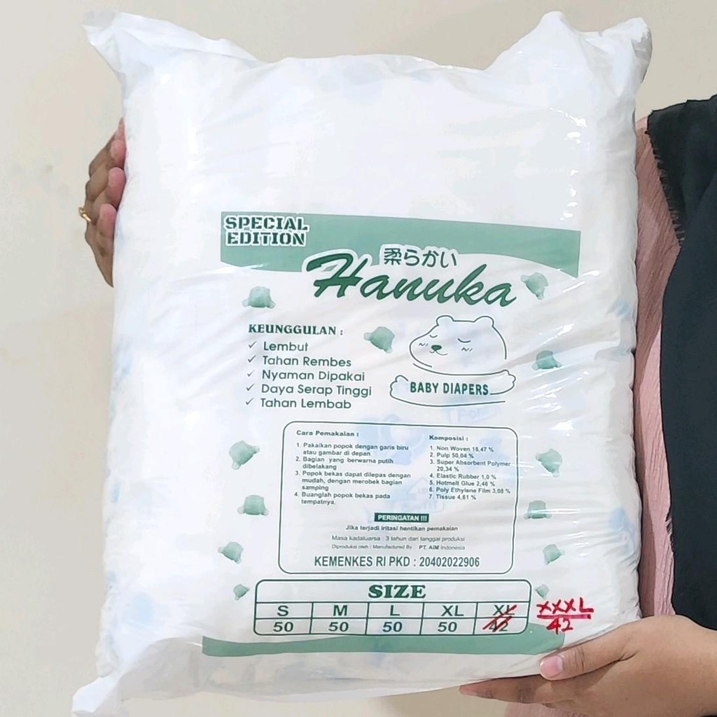 Jual [Planet Popok] [SPECIAL XXXL] BABY DIAPERS/PEMPERS HANUKA TIPE ...