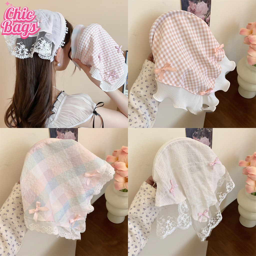 Jual Chicbags-[READY]Hadiah Lebaran Bando Raw Lace Korean Head Band ...