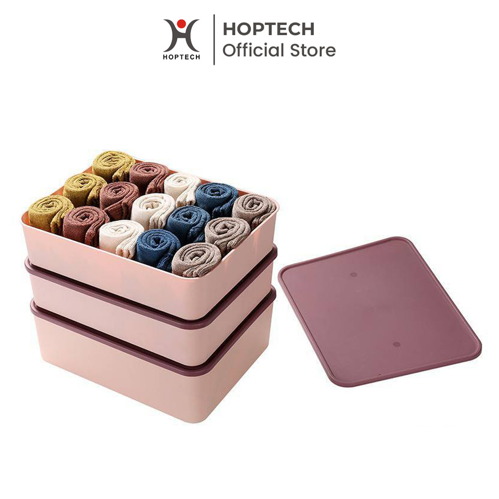 Jual Hoptech - Box tempat kaos kaki | Tempat pakaian dalam | Kotak ...