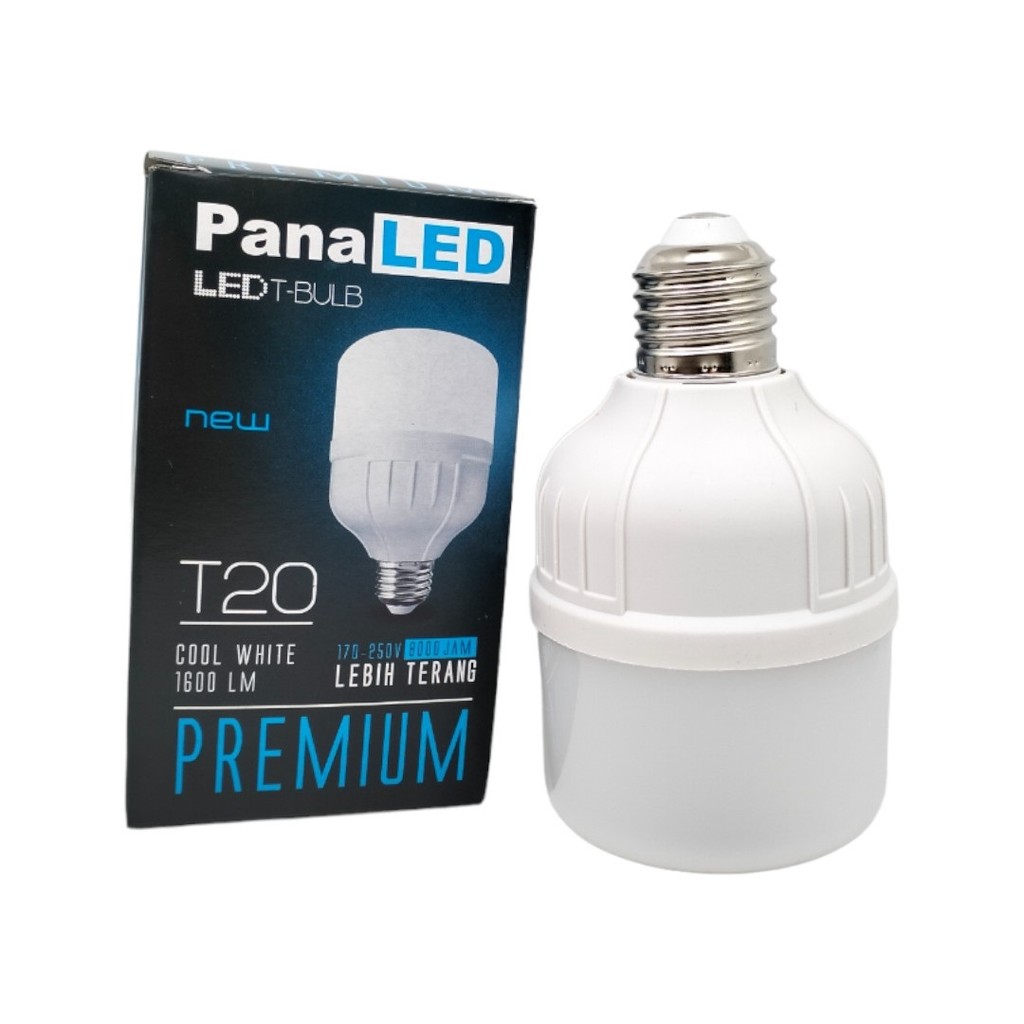 Jual Lampu LED Panaled Premium 20 Watt Bohlam Bulb 20W W cahaya putih Capsule Cool Daylight CDL ...