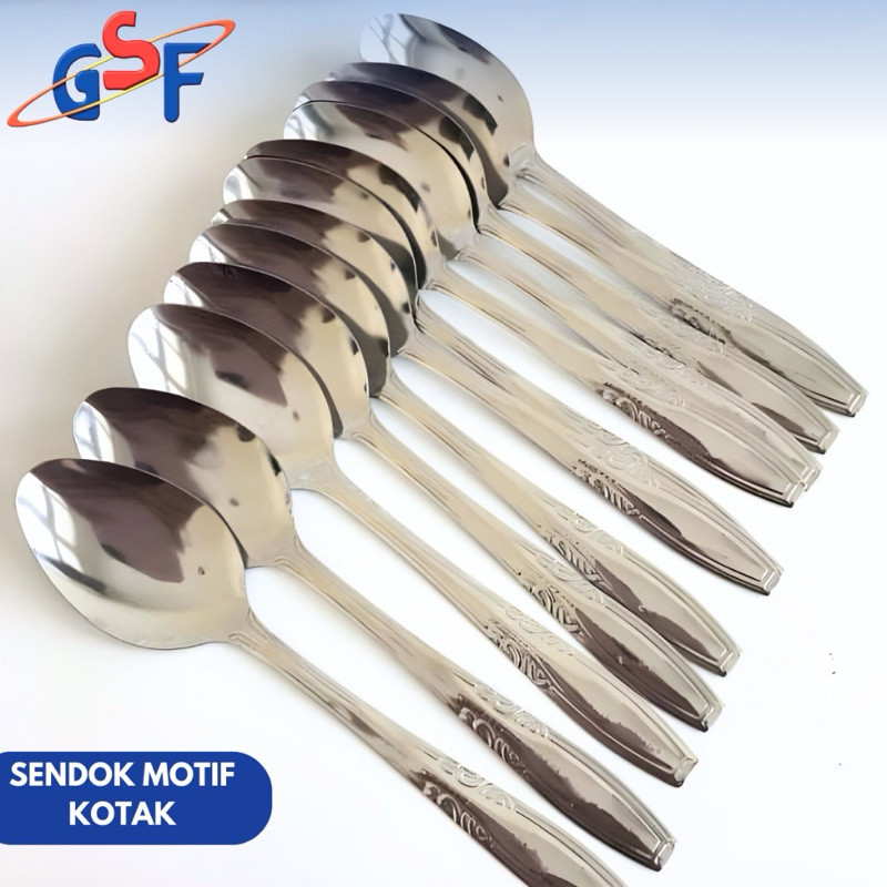 Jual Sendok Makan Stainless / Sendok Stainles Isi 12pcs Per Pack ...