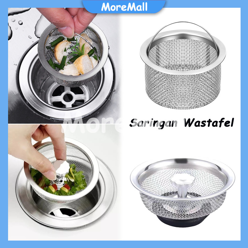 Jual Filter Bak Sink Jaring Stainless /Saringan Wastafel Cuci Piring ...
