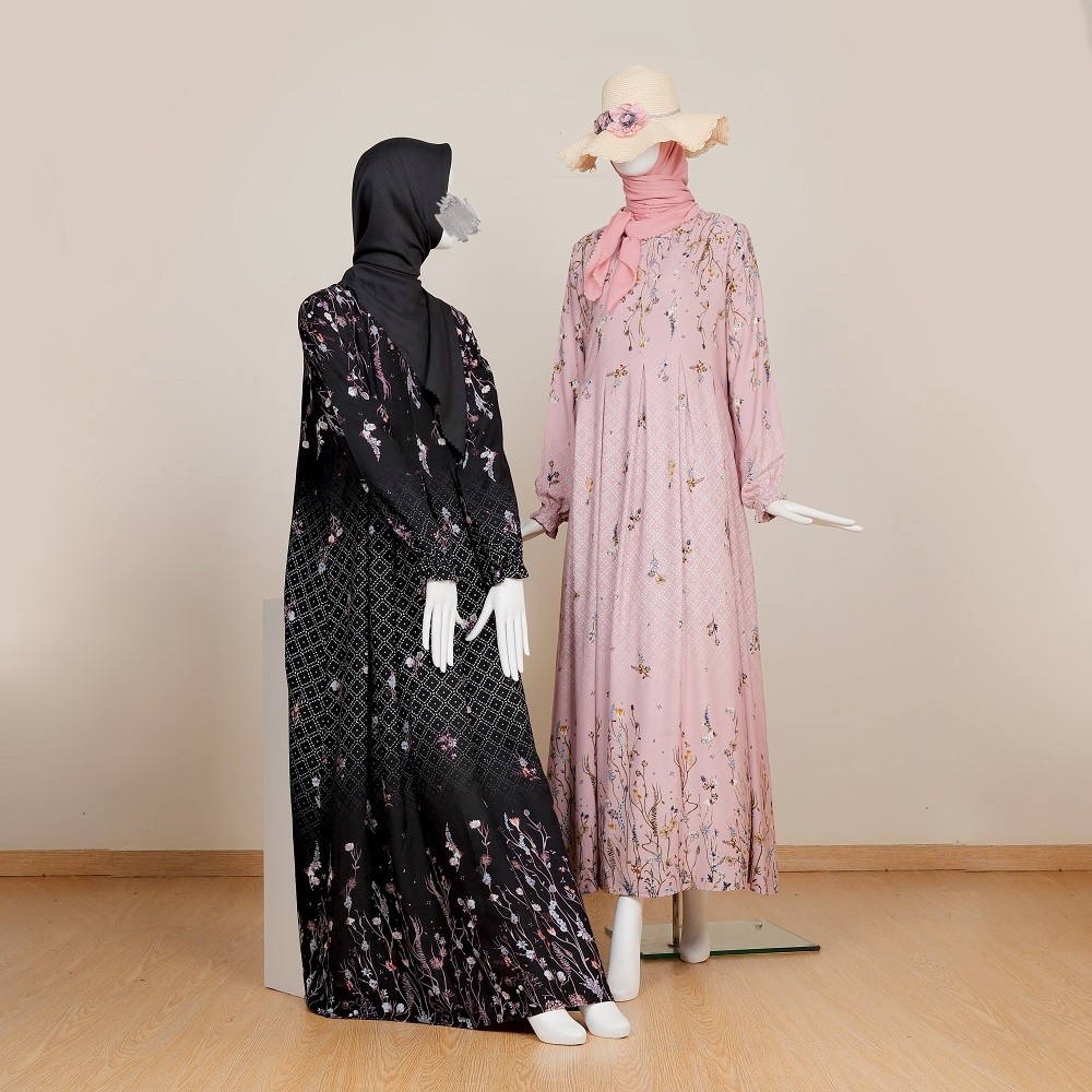 Jual Le Khari Divina Gamis Rayon Viscose Gamis Busui Gamis Homedress ...