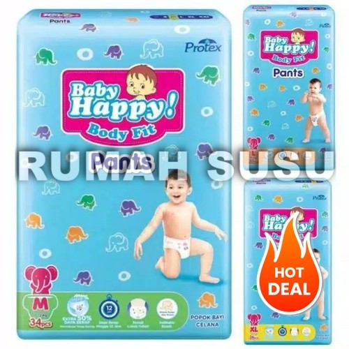Jual Baby Happy Pants M32, L28, XL26, XXL24 - RUMAH SUSU | Shopee Indonesia