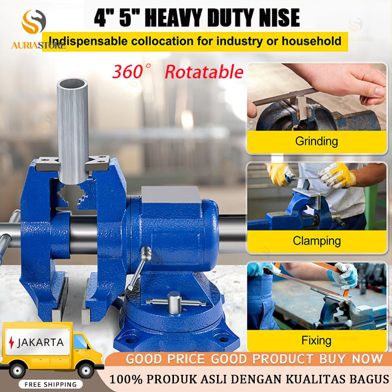 Jual 【Ready Stock】Catok Paron Ragum Besi 5\" inch/ catok paron / Ragum ...