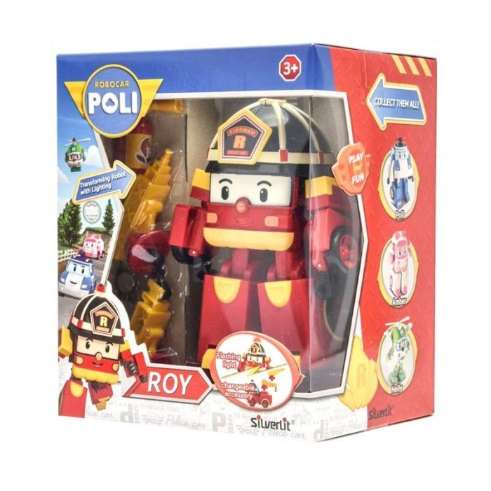 Jual Robocar Poli 83093 Transforming Robot With Lighting Roy Mainan ...