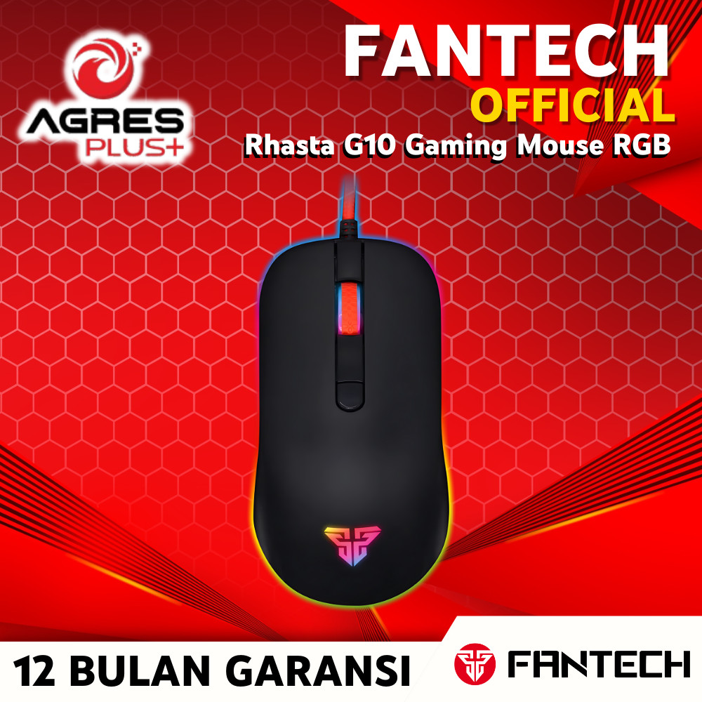 Jual FANTECH Mouse Gaming Rhasta G10 Wired RGB | Shopee Indonesia