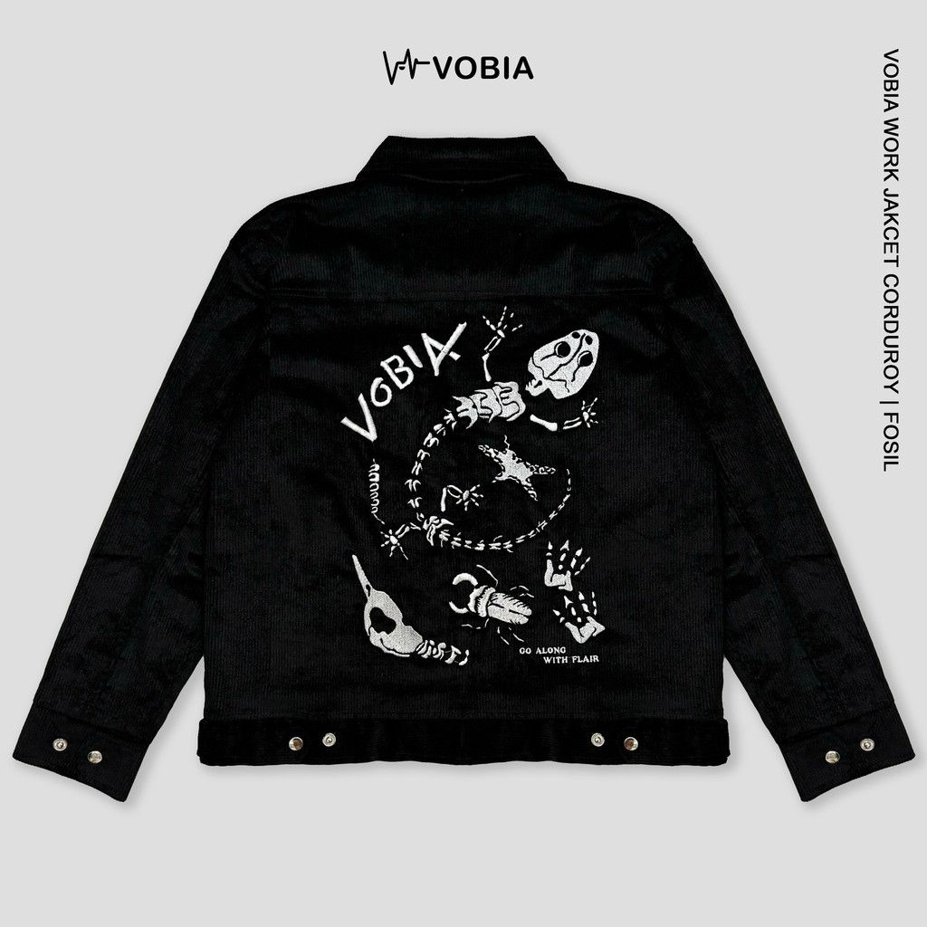 Jual Vobia Work Jacket Boxy Corduroy - Fosil | Shopee Indonesia