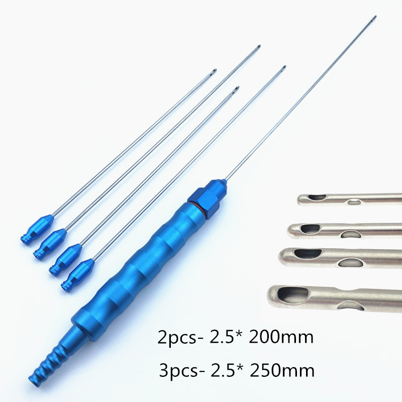Jual Tri-port Holes Liposuction Cannula Fat Harvesting Cannula Liposuction Tools Fat Transfer ...