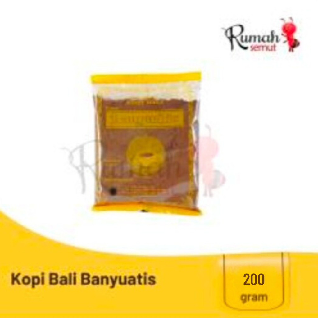 Jual Kopi Bubuk Bali Banyuatis 200gr | Shopee Indonesia