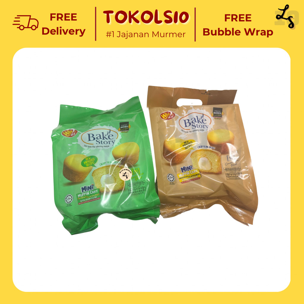 Jual Win2 Bake Story Mini Muffin Cake Bolu Super Lembut 1 Pack Isi 10 ...