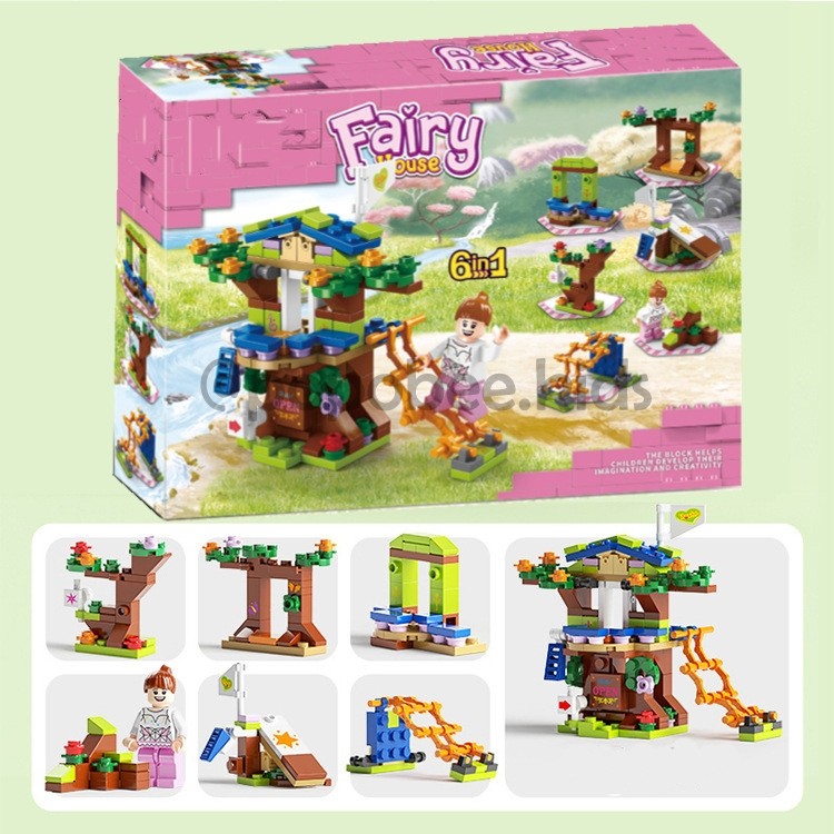 Jual TAB | 152 Pcs Lego Mainan 6 in 1 Lego Balok/ Brick Rumah Pohon ...