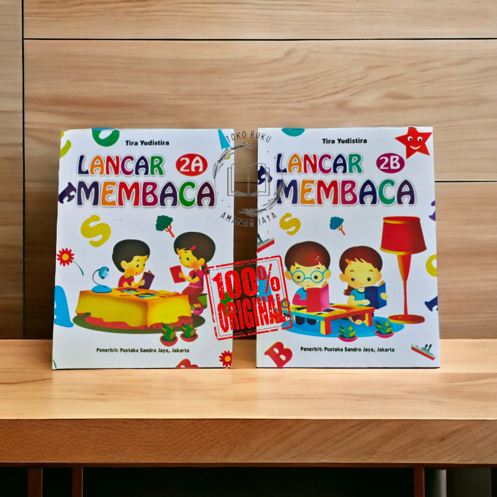 Jual Paket Cerdas 2 Buku Lancar Membaca 2A & 2B // Panduan Belajar ...