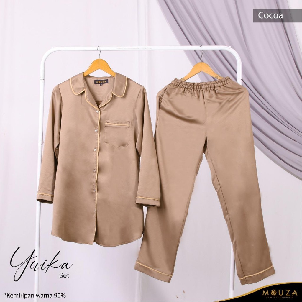 Jual Nisrina Store : Setelan Baju Dan Celana Wanita Bahan Satin Premium ...