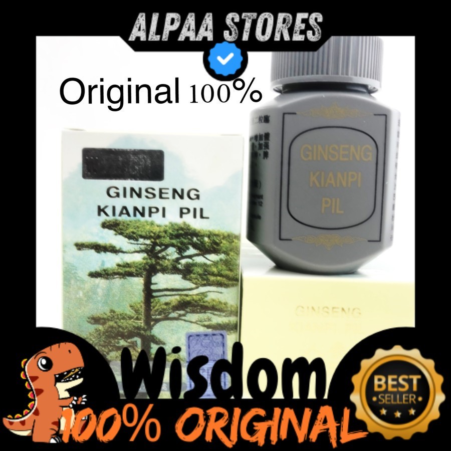 Jual CV AGP Wisdom Ginseng Kanpi pil PROMO COD gratis ongkir /Kanpi pil ...
