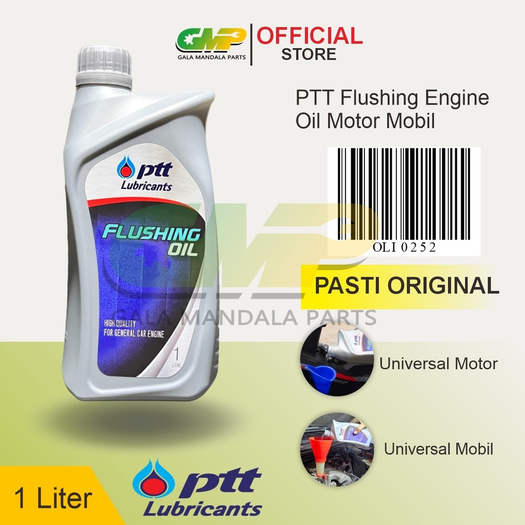 Jual PTT Lubricants Oli Engine Flush Flushing Oil 1Liter Pembersih ...