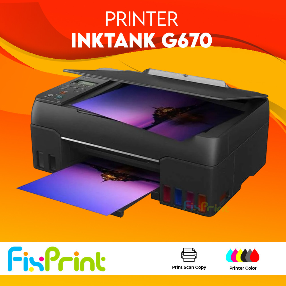 Jual Printer G670 InkTank All-In-One Print Scan Copy Wireless G 670 Ink ...
