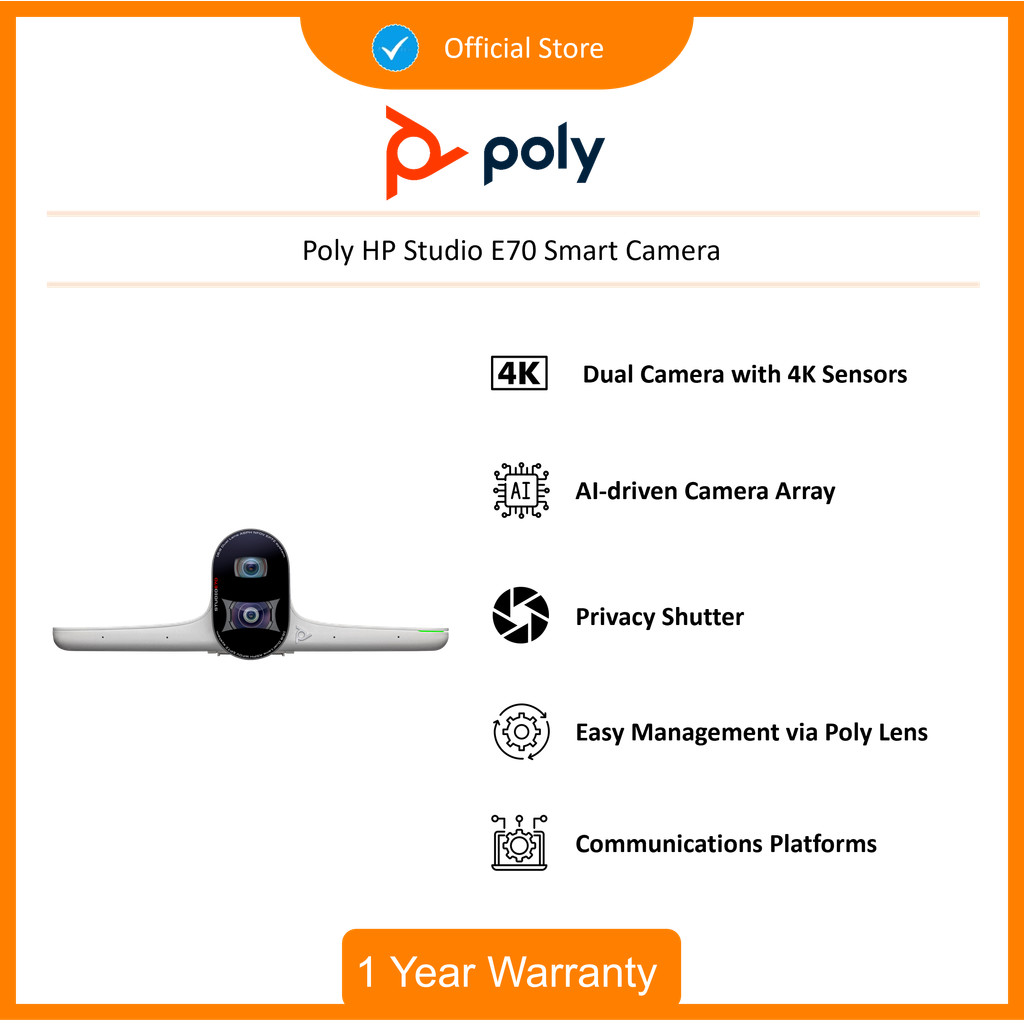 Jual Poly HP Studio E70 Smart Camera (842F8AA) | Shopee Indonesia