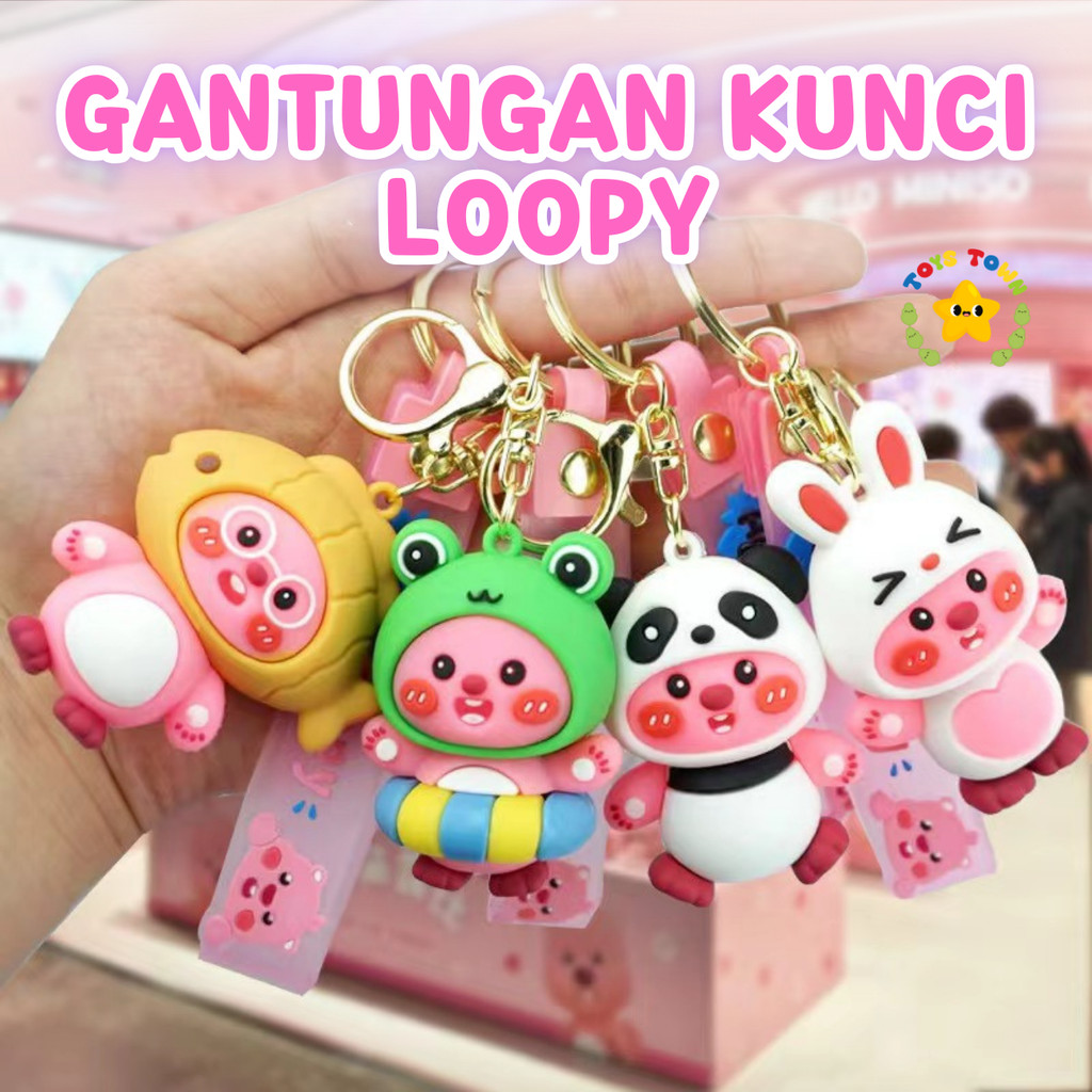 Jual Loopy Gantungan Kunci Ganci Lucu Keychain Karakter Hadiah ...
