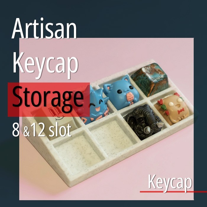 Jual Artisan Keycap STORAGE Organizer Container Mechanical Keyboard Box ...