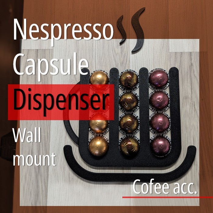 Jual NESPRESSO VERTUO Capsule Dispenser Holder WALL MOUNT Ornament ...