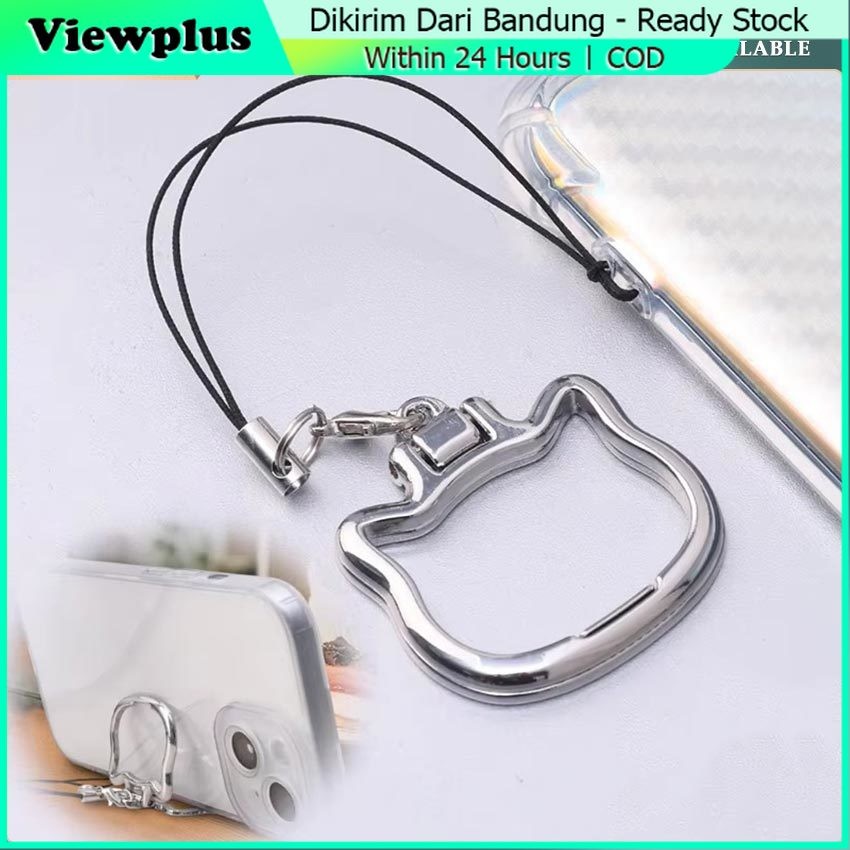 Jual 2in1 Ring HP Holder Foldable Alloy Ultra Slimi Ring Stand Ring ...