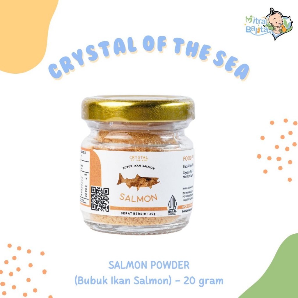Jual Crystal of the Sea | Salmon Powder (20GR) / Bubuk Ikan Salmon ...