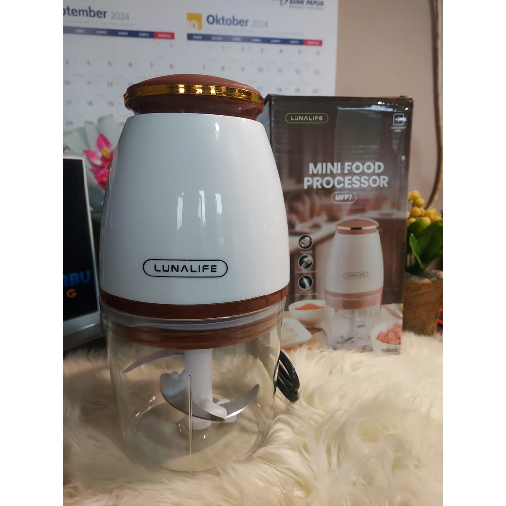 Jual LUNA LIFE MFP-7 4 blade Processor Chopper // MINI FOOD PROCESSOR ...