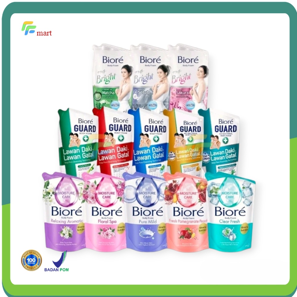 Jual BIORE Body Wash Refil 800mL | Shopee Indonesia