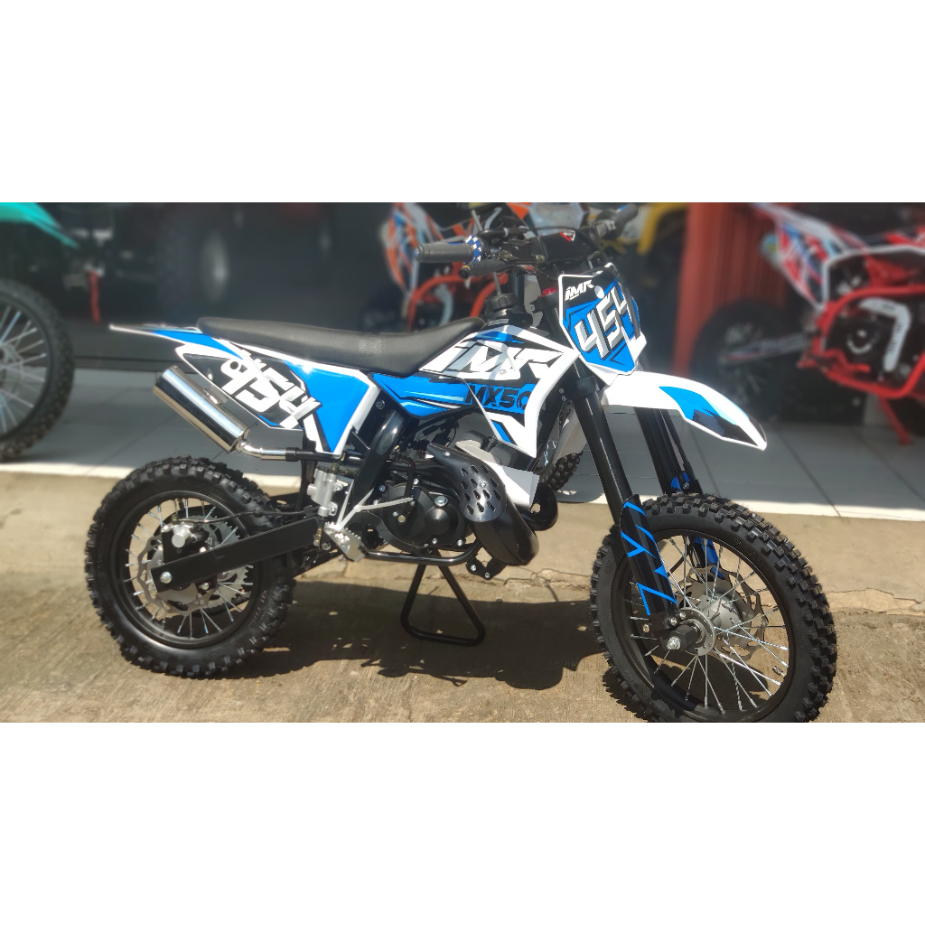 Jual MOTOR TRAIL MINI MX 50cc 2TAK SPECIAL ENGINE | Shopee Indonesia