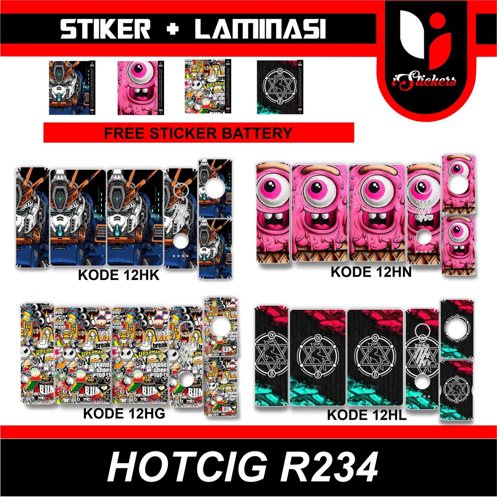 Jual SKIN Sticker Garskin Hotcig R234 | Shopee Indonesia
