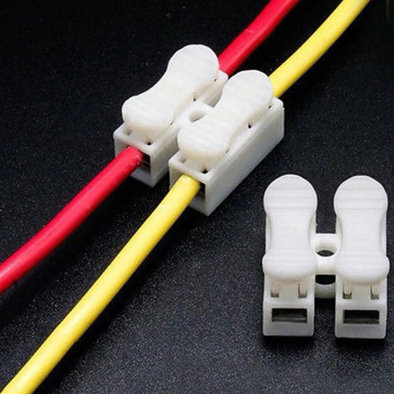 Jual Terminal Sambungan Jepit 2 Jalur / Quick Connect 2 Wire Connector ...